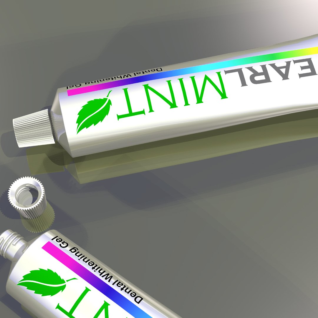 toothpaste tube 3d model