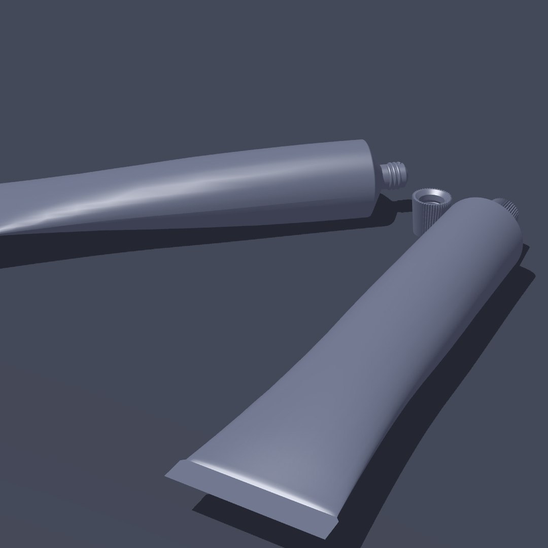 toothpaste tube 3d model