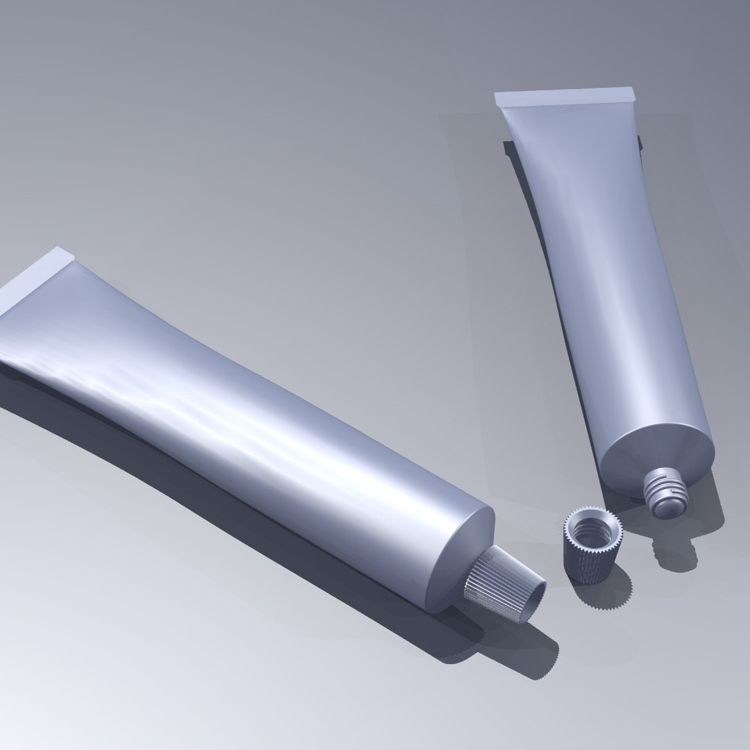 toothpaste tube 3d model