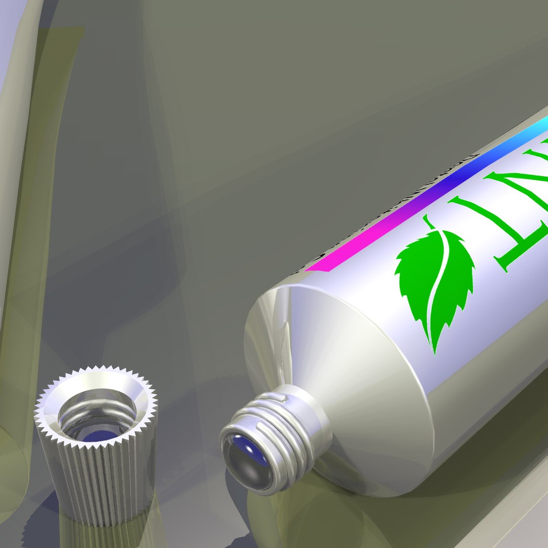toothpaste tube 3d model