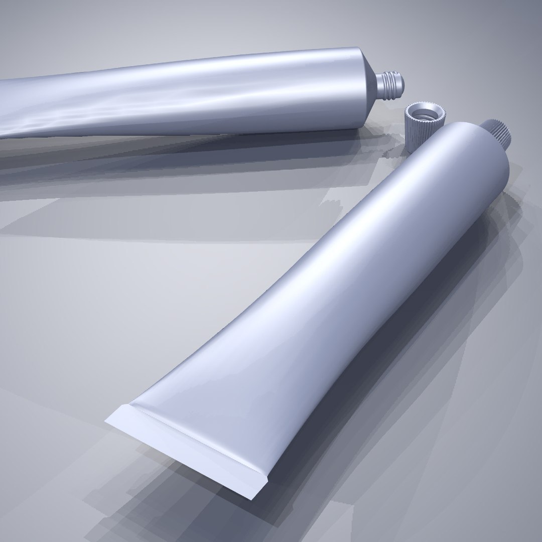 toothpaste tube 3d model