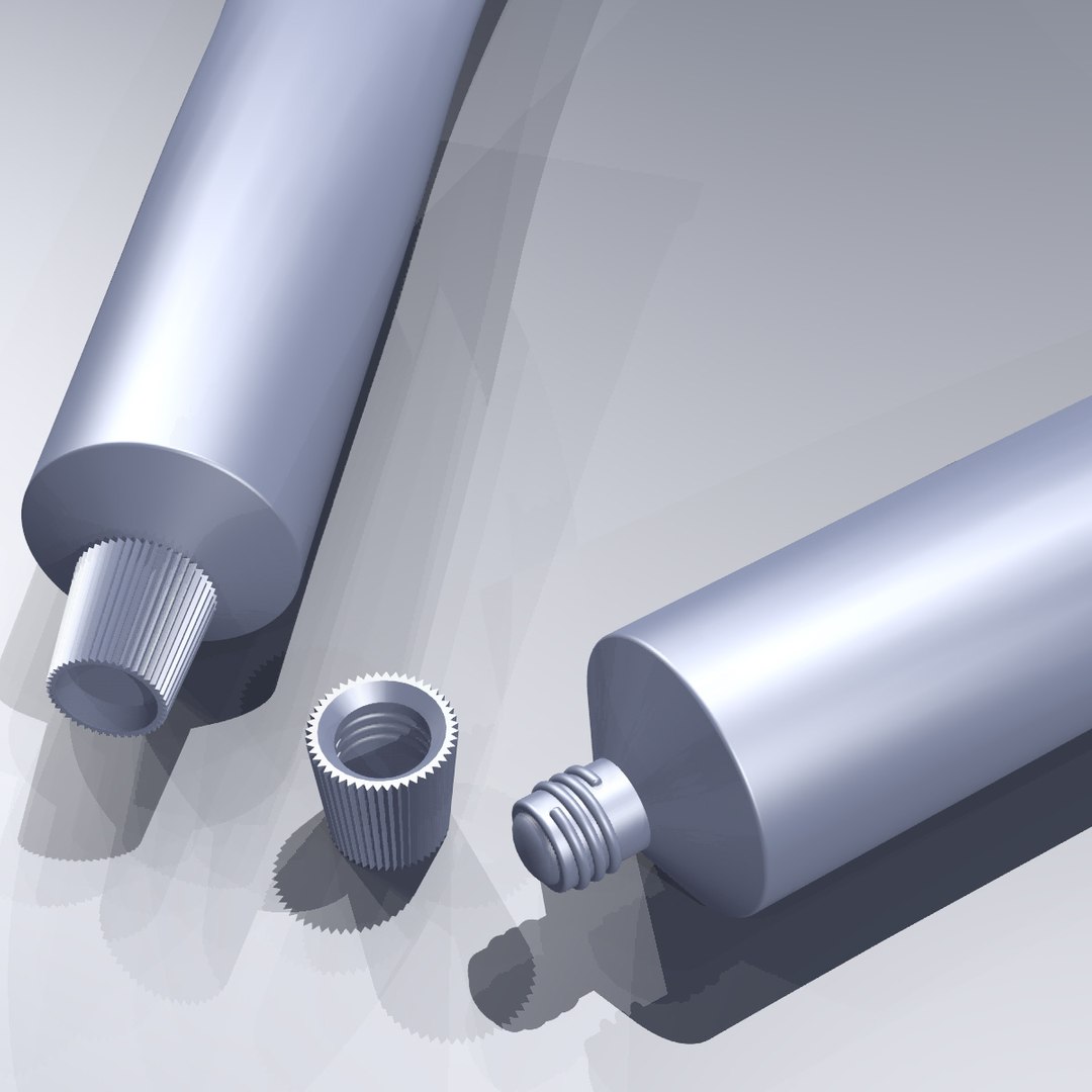 toothpaste tube 3d model