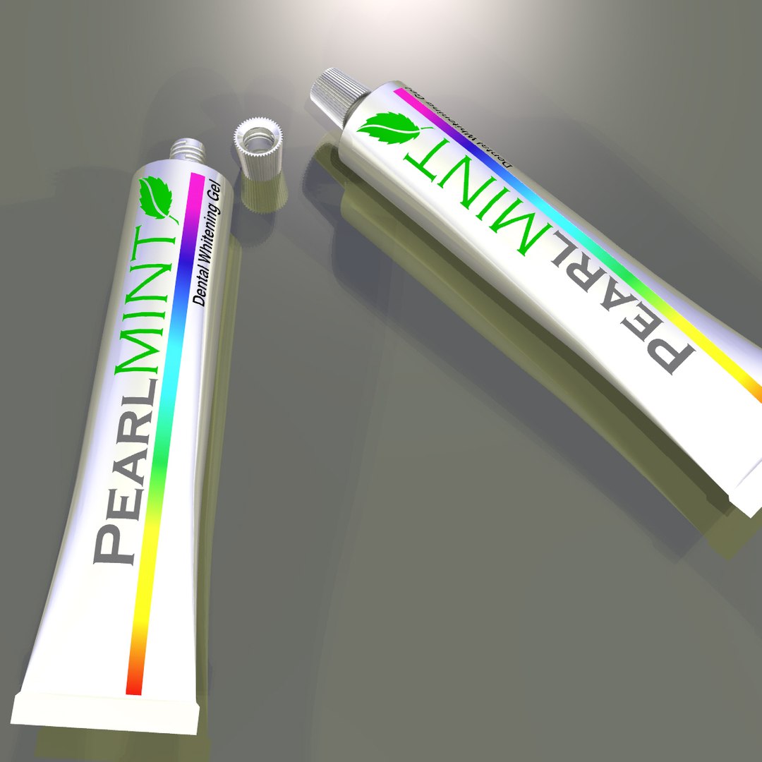 toothpaste tube 3d model