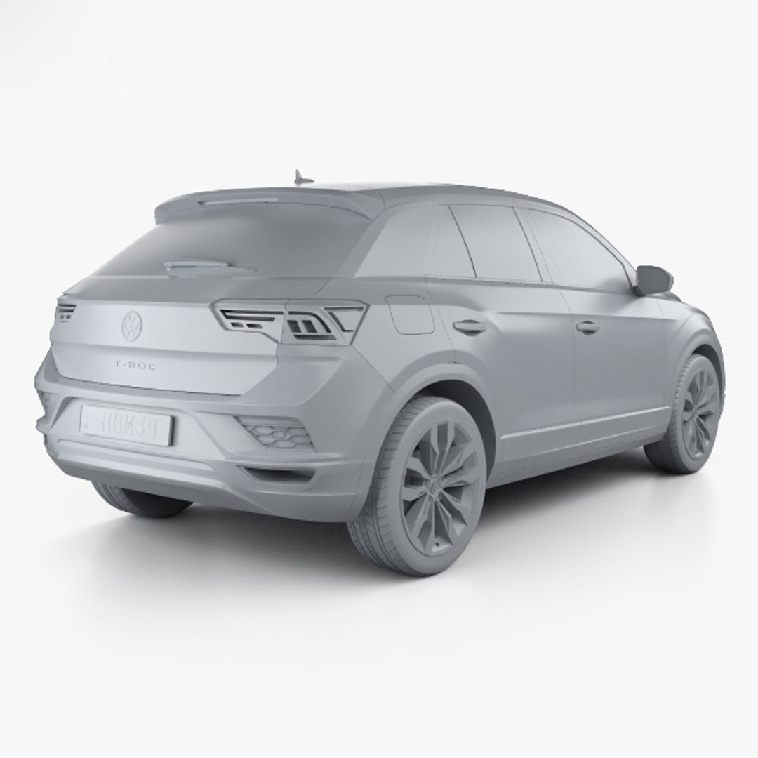 Volkswagen T-roc 2017 3D Model - TurboSquid 1386257