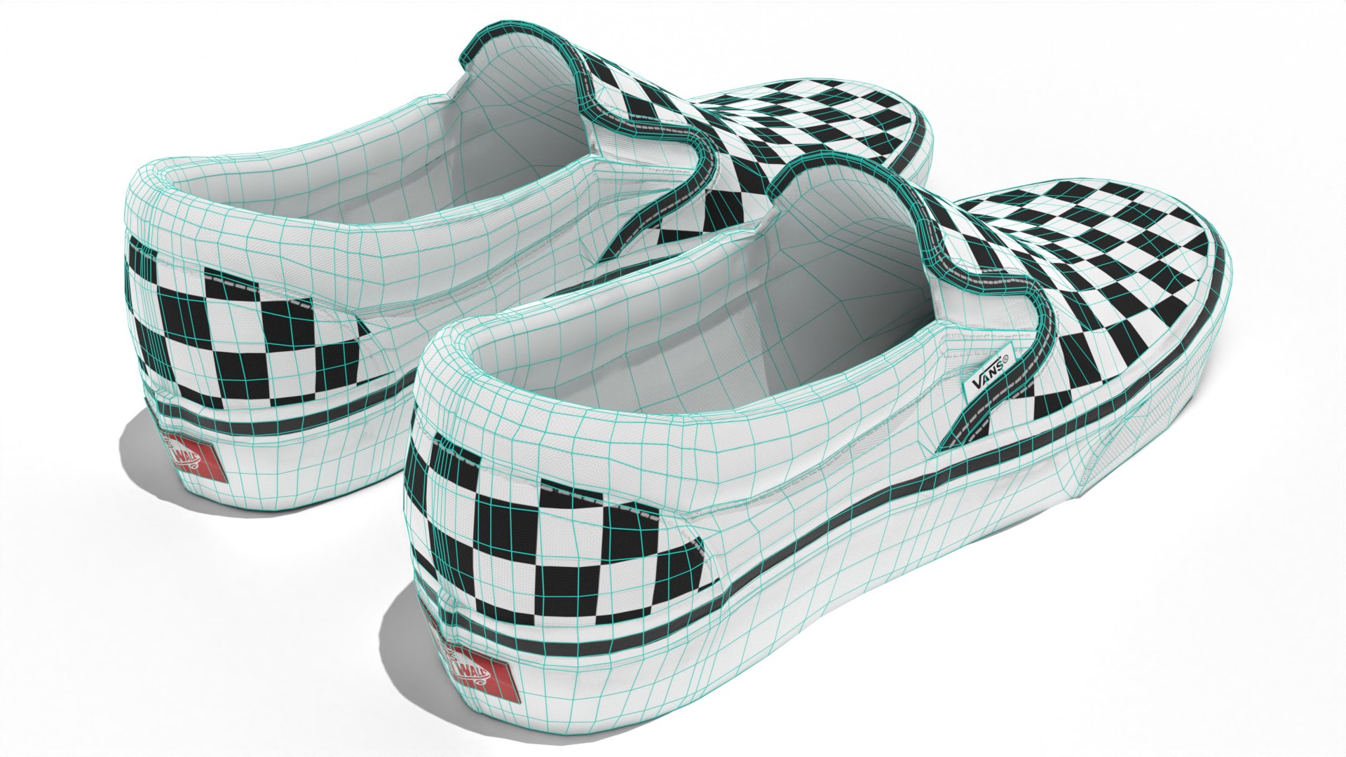 Vans Slipon Shoes Sneakers 3D Model - TurboSquid 1993830