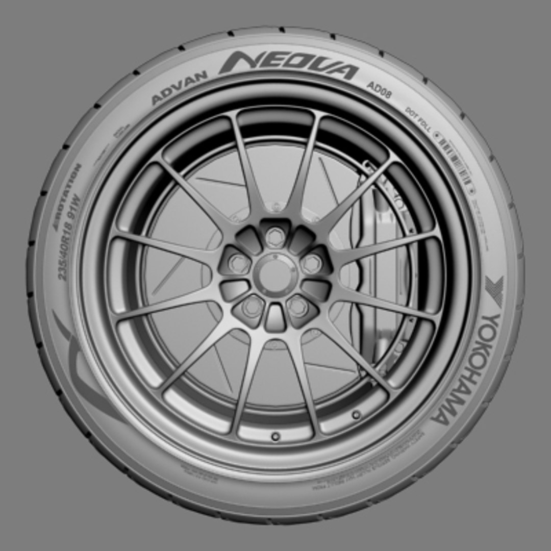 3ds Max Enkei Nt03 M Wheel