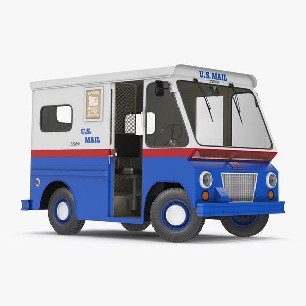modèle 3D de Interdit US Mail - US Mail Studebaker ZIP Van Rigged ...