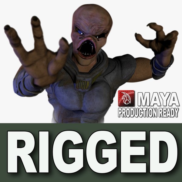 Alien Rig Maya Models for Download | TurboSquid
