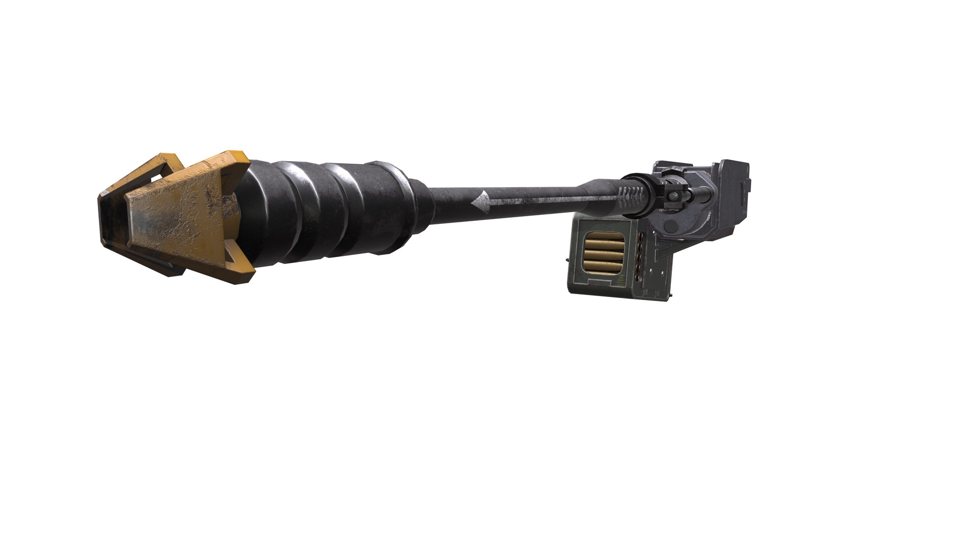 40mm Machine Gun Doomsday Model - TurboSquid 2249252