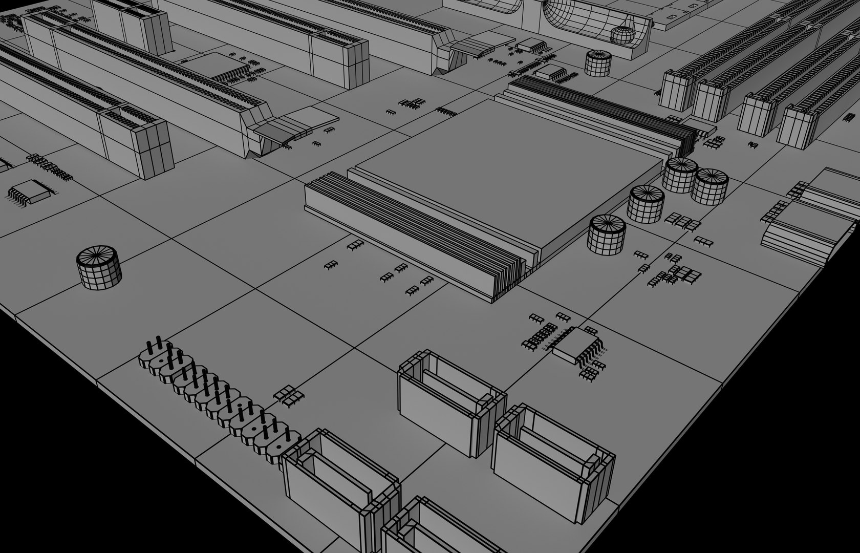 3D Model Motherboard - TurboSquid 2305572
