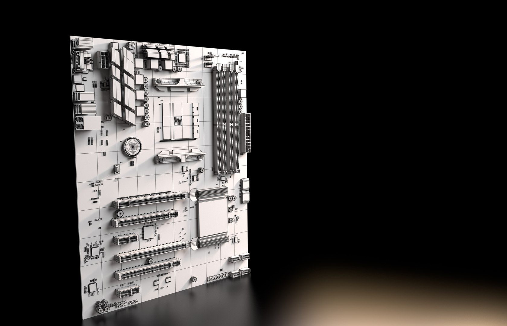 3D Model Motherboard - TurboSquid 2305572