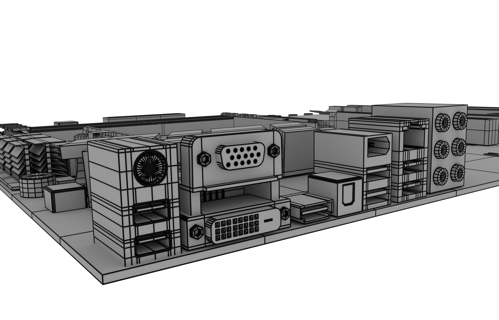3D Model Motherboard - TurboSquid 2305572