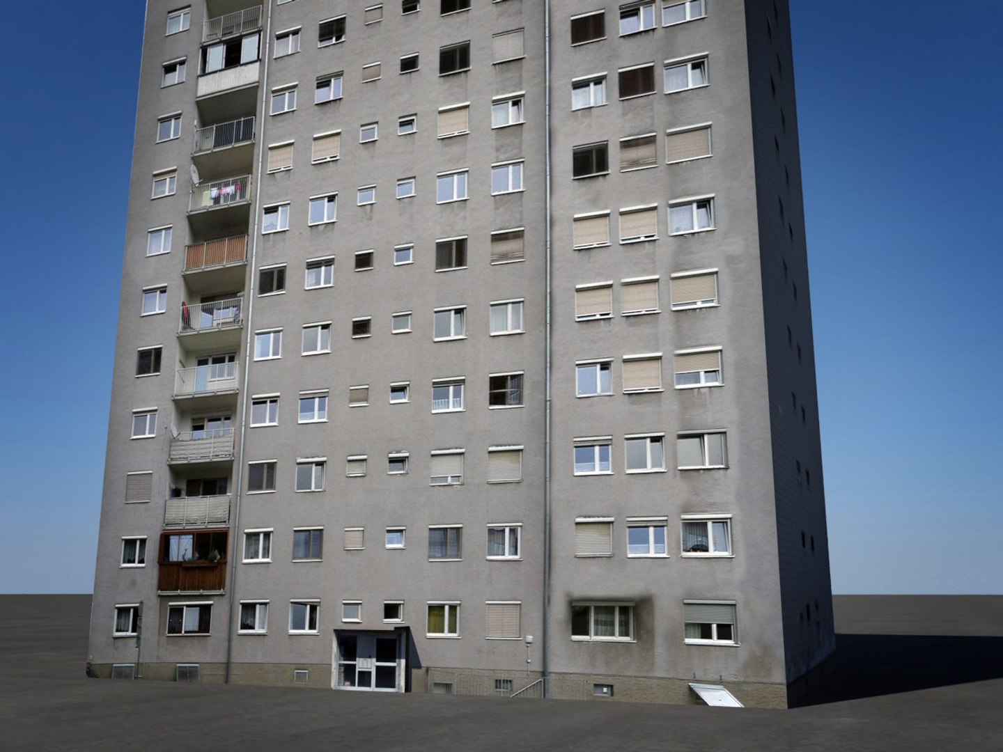 3d Model Block Tower