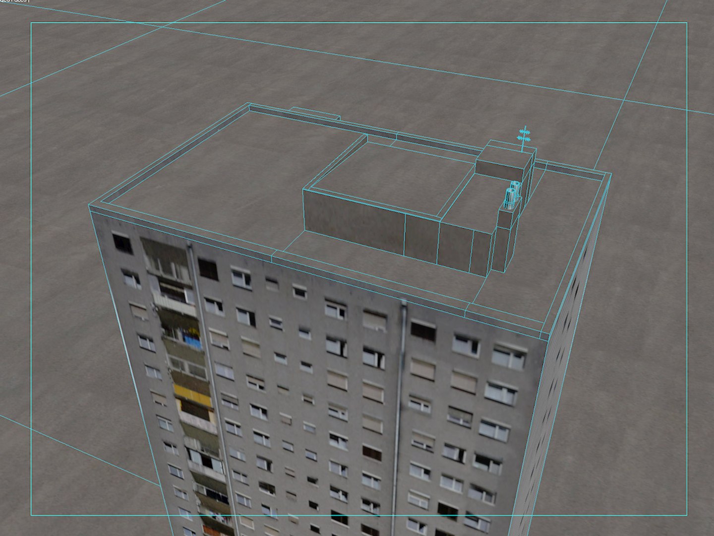 3d Model Block Tower