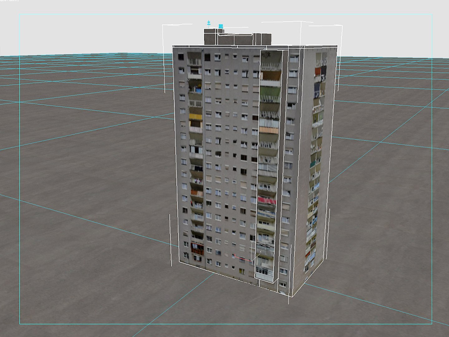 3d Model Block Tower