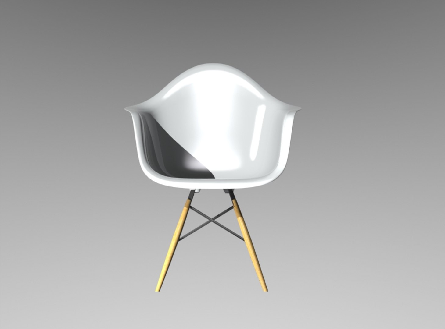 Charles Eames Daw Chair Vitra 3d Model
