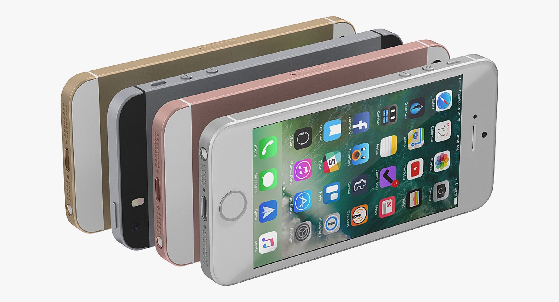 Iphone Se 3D Model - TurboSquid 1201837