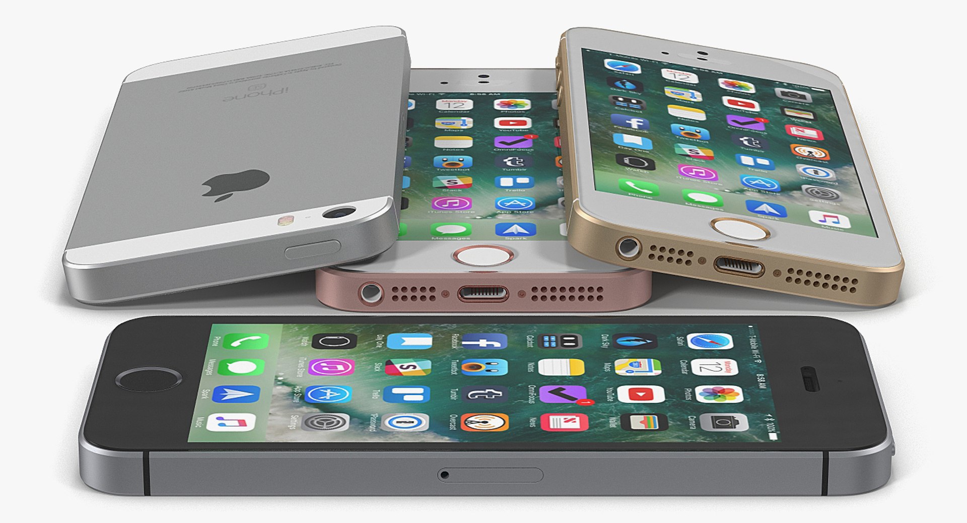 Iphone Se 3D Model - TurboSquid 1201837