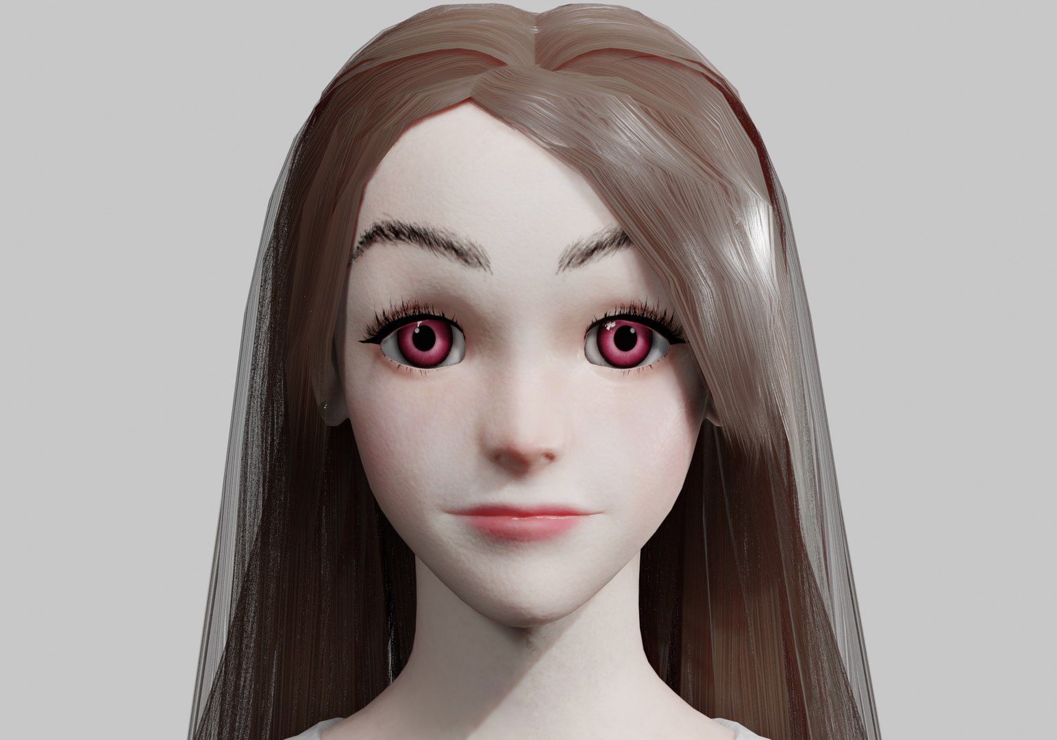 3D Pretty Stylized Woman V27587 - TurboSquid 2278046