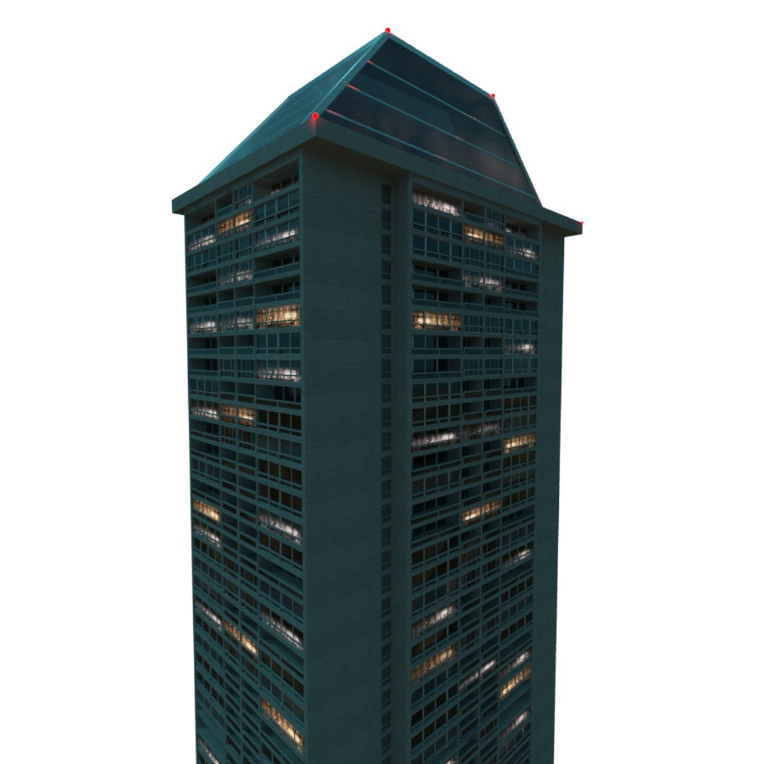 Skyscraper lighting model - TurboSquid 1342208