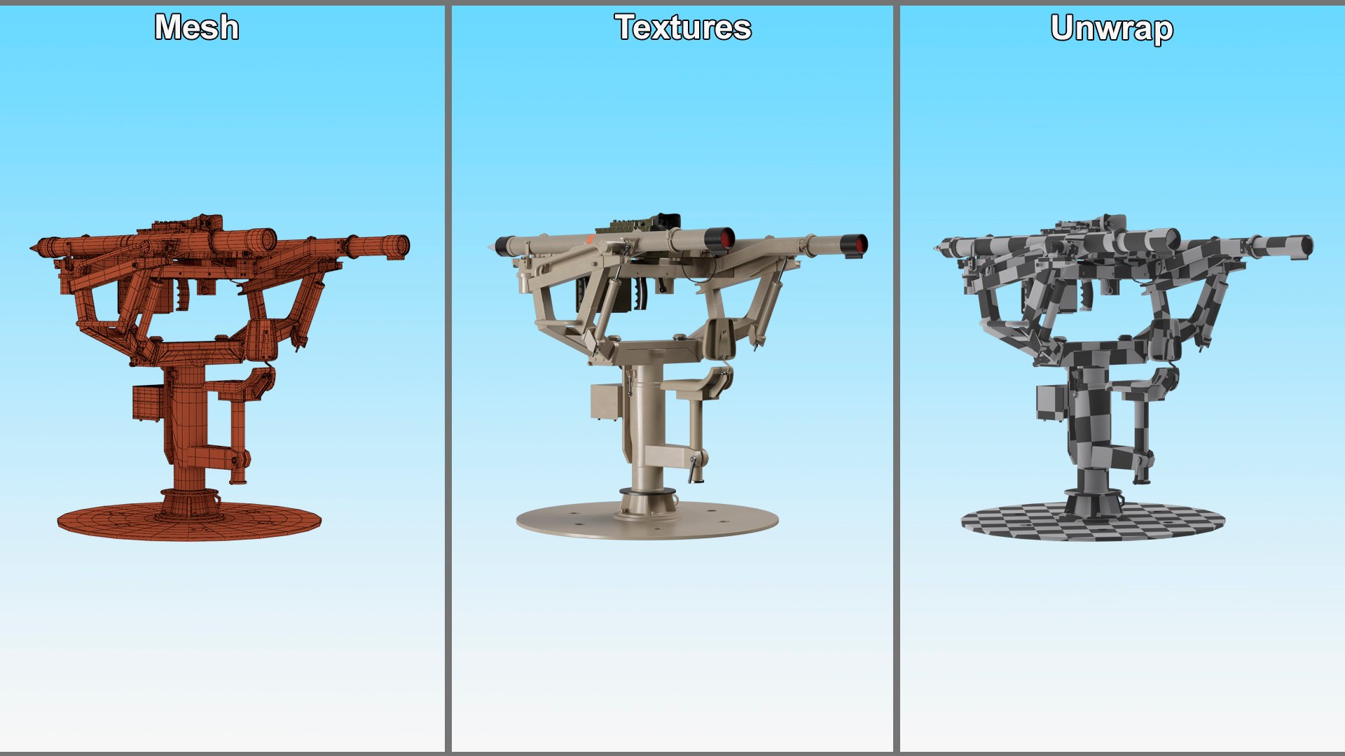 Mistral Atlas Missile Launcher 3D Model - TurboSquid 2391831