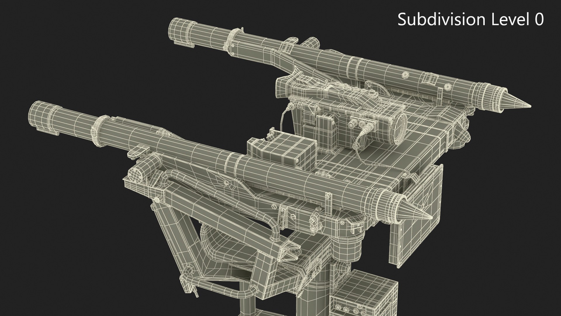 Mistral Atlas Missile Launcher 3D Model - TurboSquid 2391831