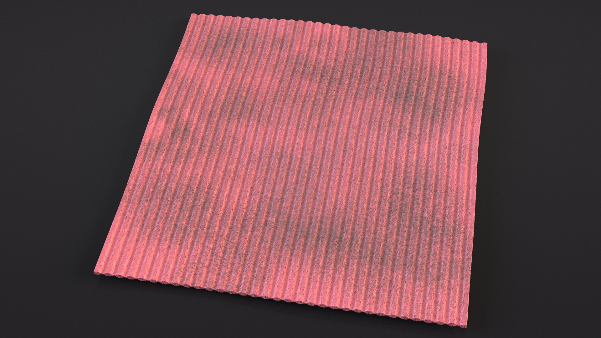 3D Old Dish Cloth Red model - TurboSquid 2132250