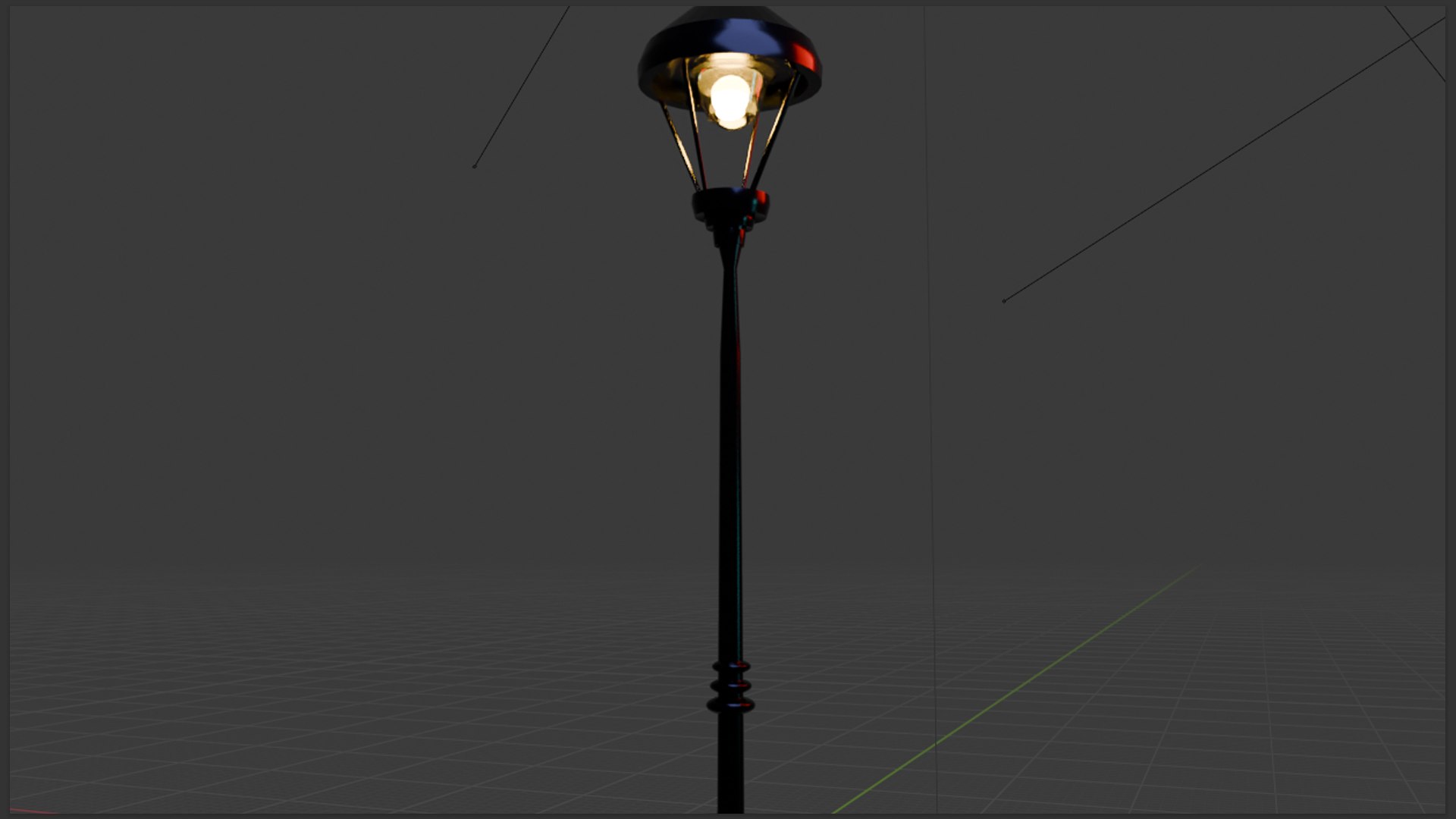 3D Elegant Street Lamp 3D Model Model - TurboSquid 2191340