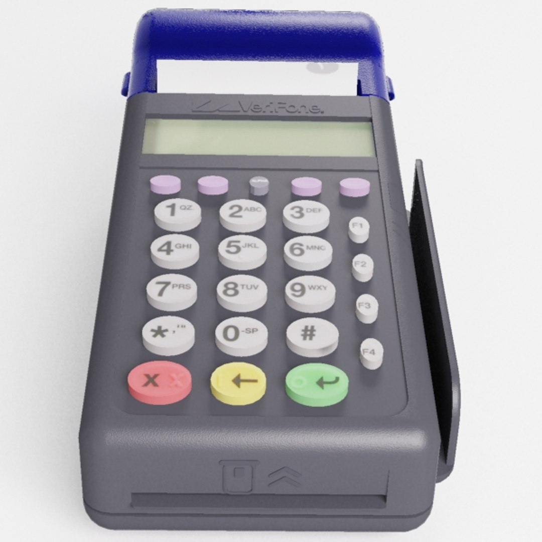 3d Model Credit Card Reader