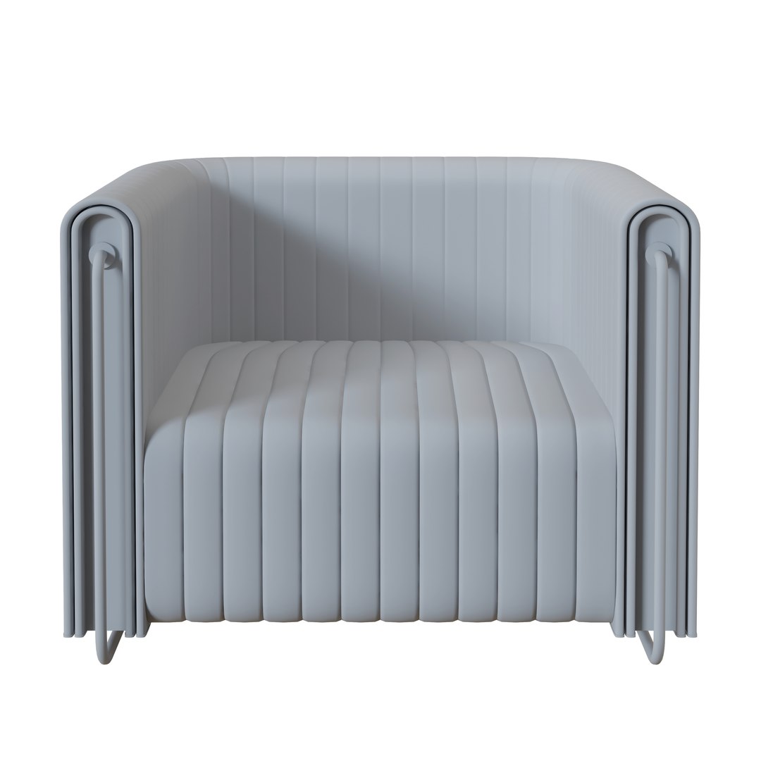 Modern fabric arm chair 3D model - TurboSquid 1952803
