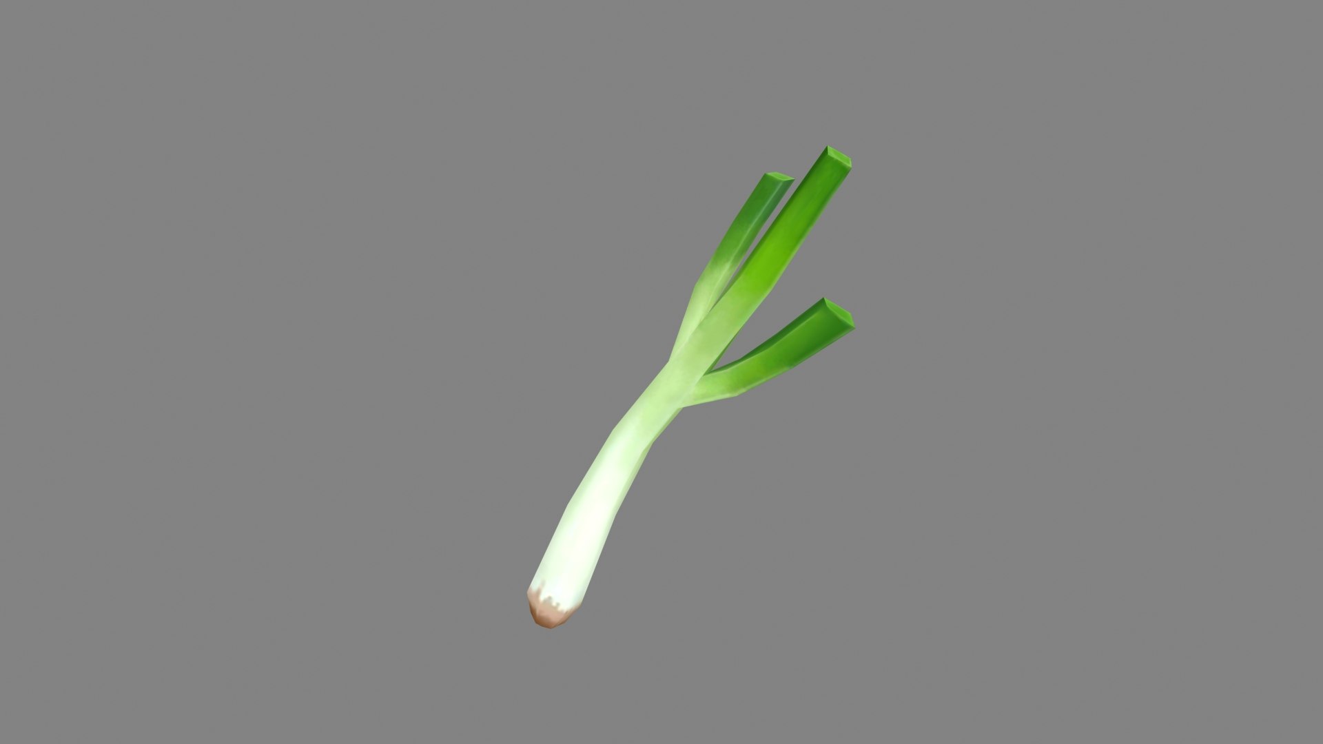 Cartoon Green Onion - Scallion Low-poly 3D Model Model - TurboSquid 1933707