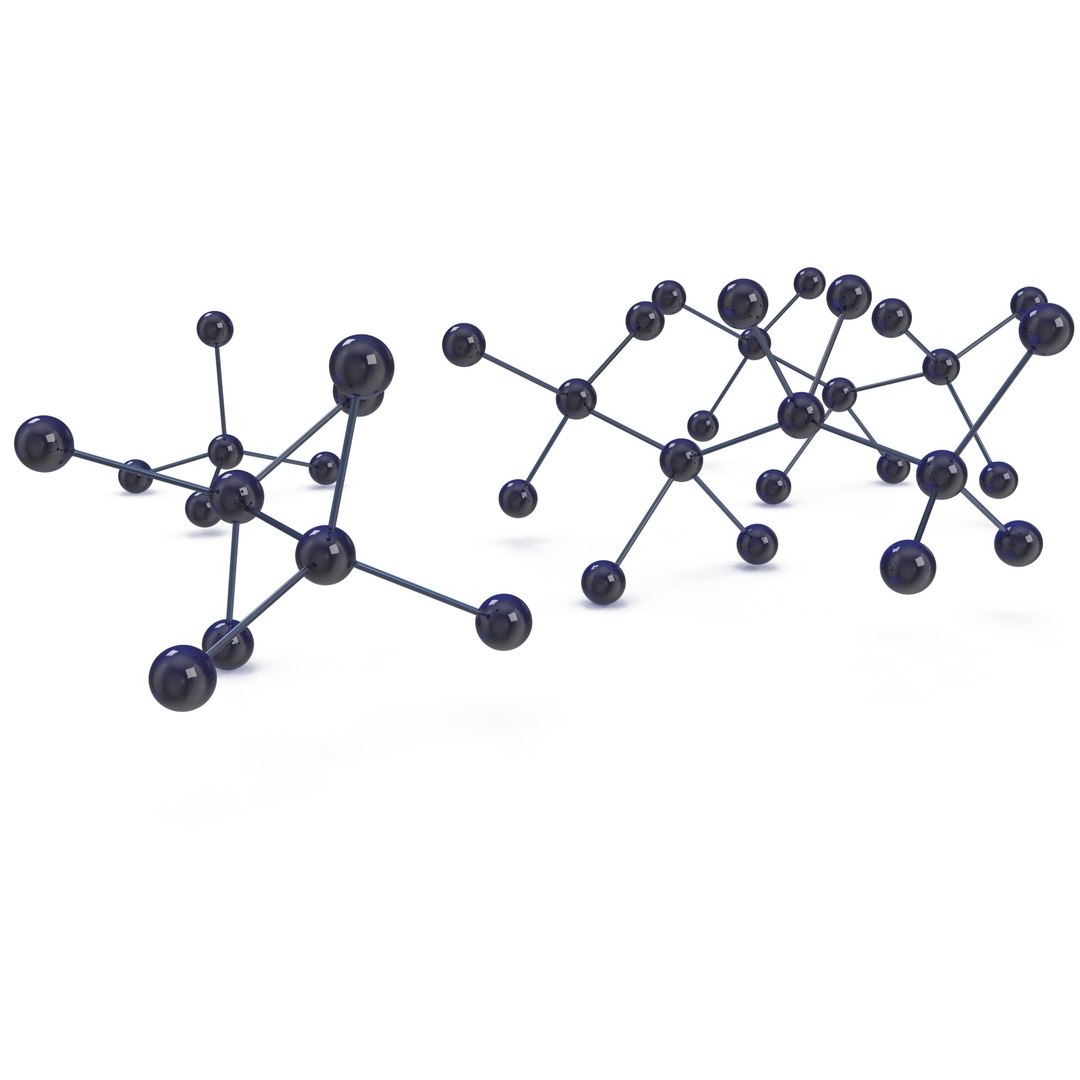3D Chemical Molecular Models Glass - TurboSquid 2257445