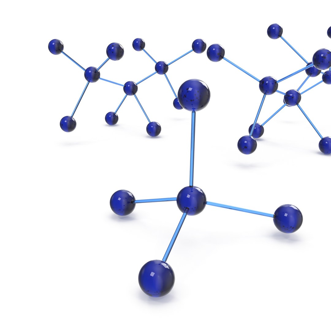 3D Chemical Molecular Models Glass - TurboSquid 2257445