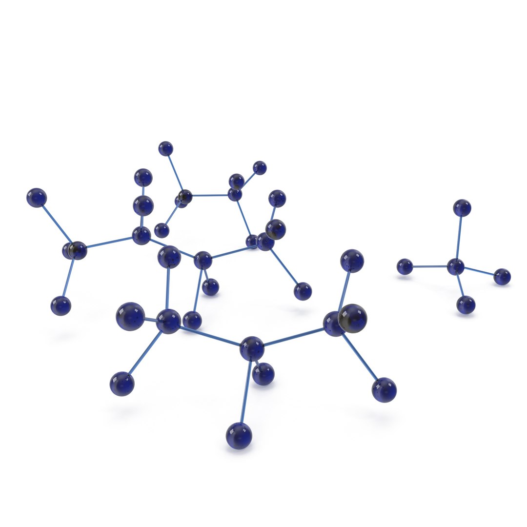 3D Chemical Molecular Models Glass - TurboSquid 2257445