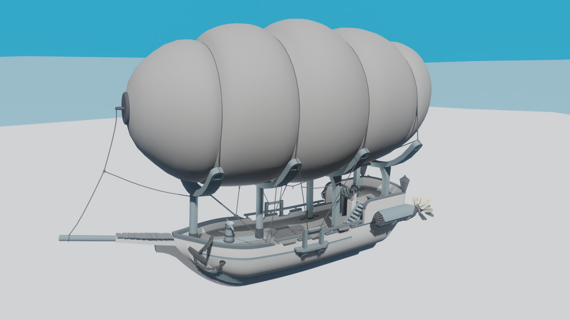 modelo 3d Flying Ship - TurboSquid 1912147