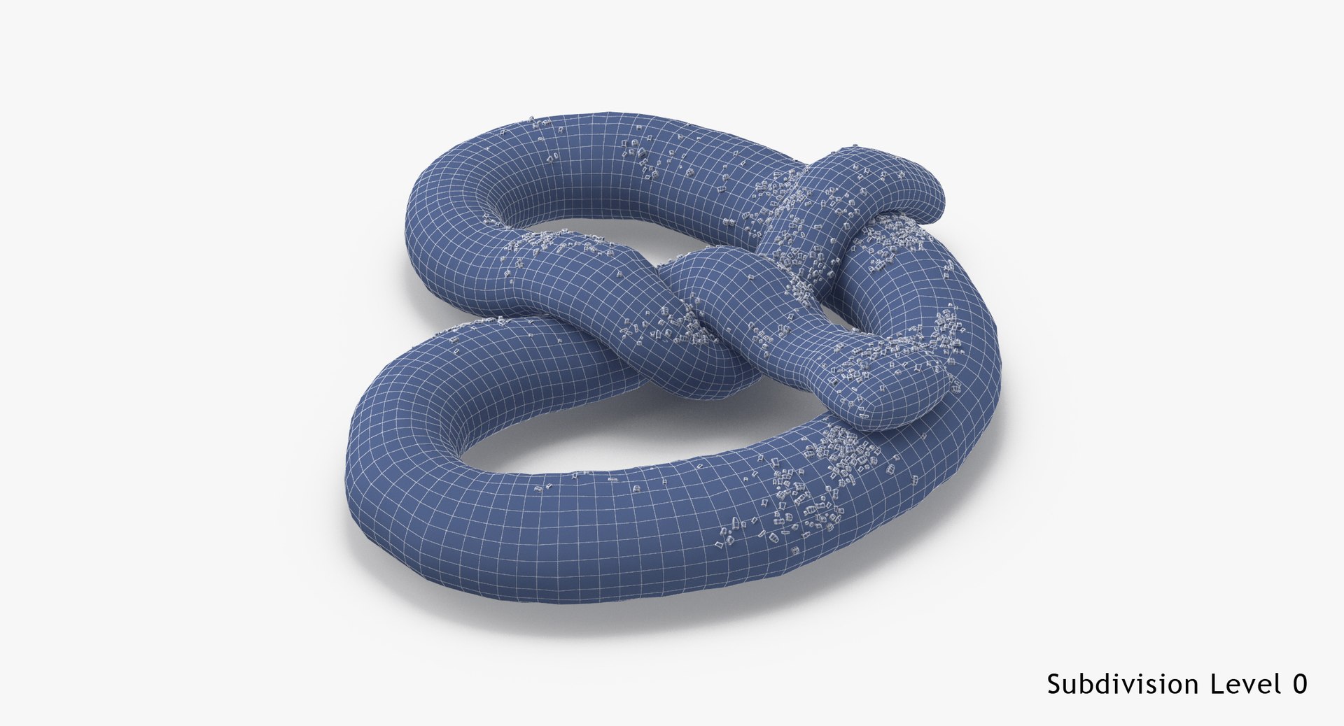 3D pretzel large 01 model - TurboSquid 1178377