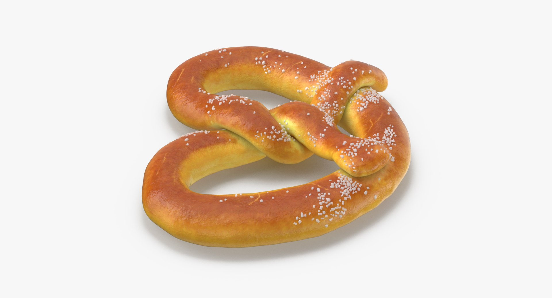 3D pretzel large 01 model - TurboSquid 1178377
