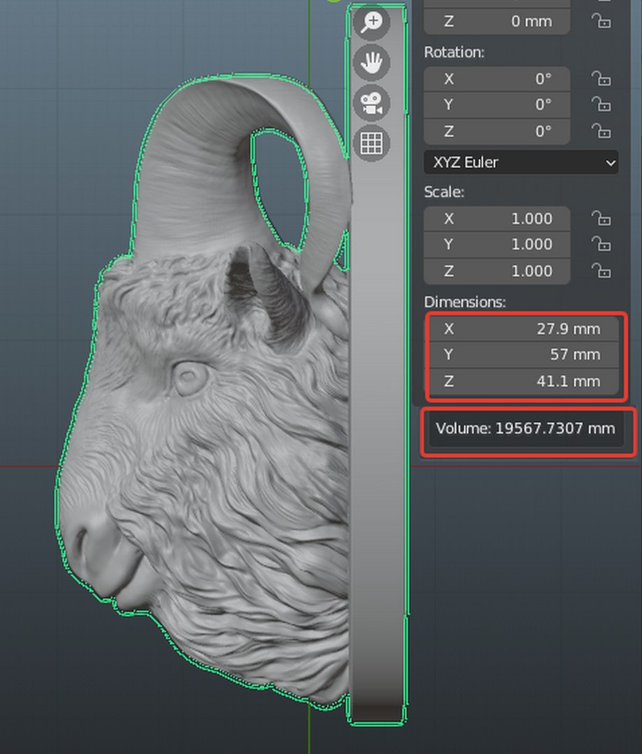 Goat Head 3D Model - TurboSquid 1854685