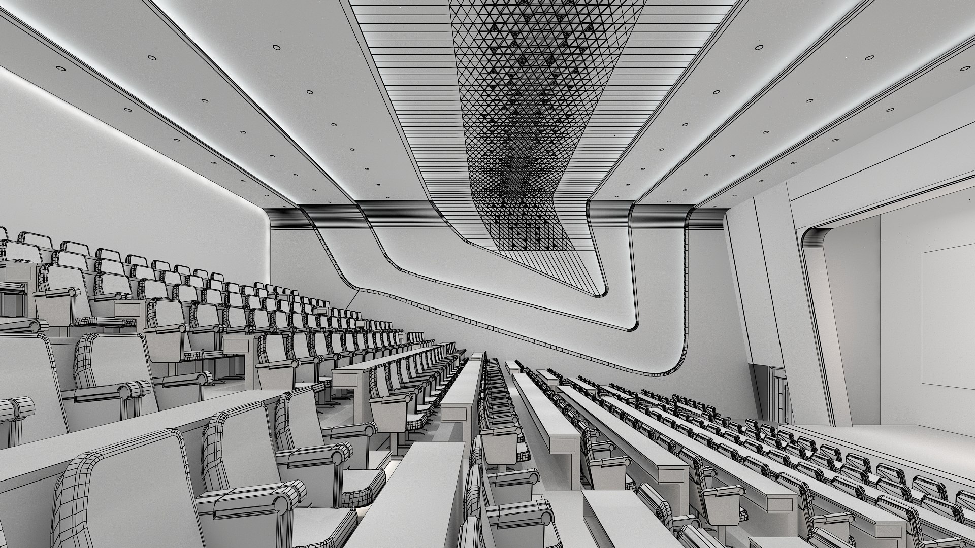 3D Lecture Hall 10 Model - TurboSquid 2125920