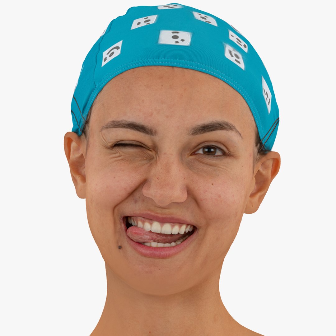 Joy Human Head Funny RAW Scan 3D model - TurboSquid 1731734