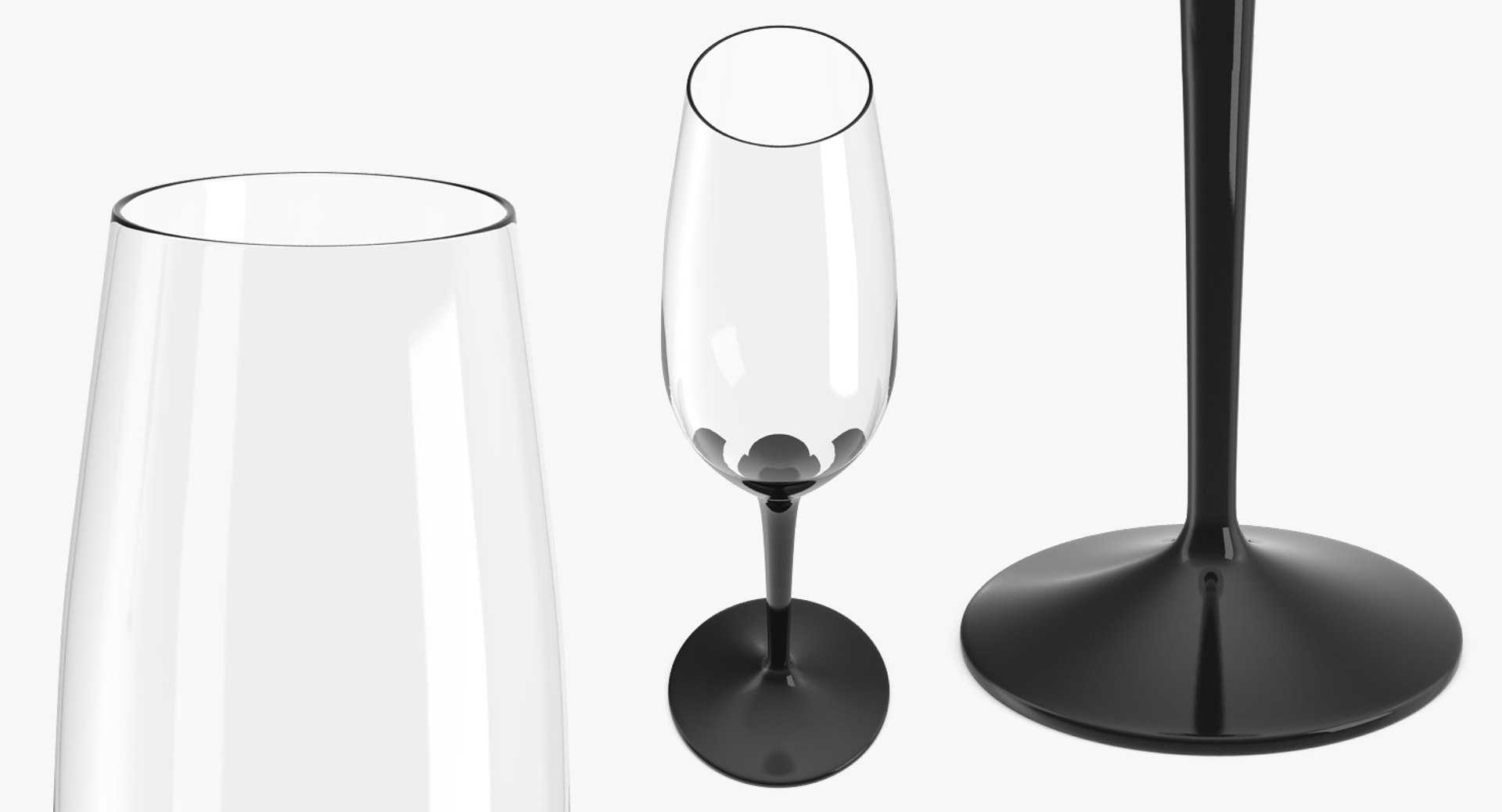 3D cocktail glasses 2 model - TurboSquid 1395200