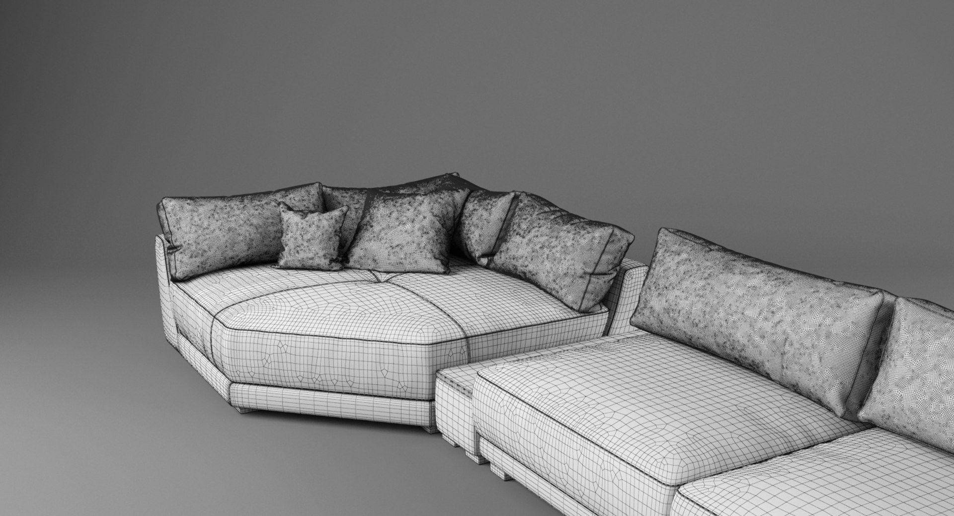 Modular sofa 3D - TurboSquid 1239764