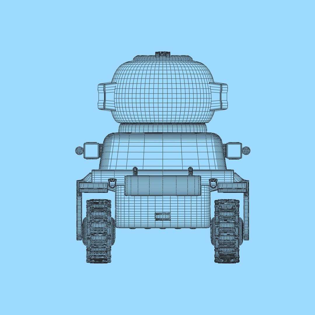 3D Cartoon Tank - TurboSquid 1514807