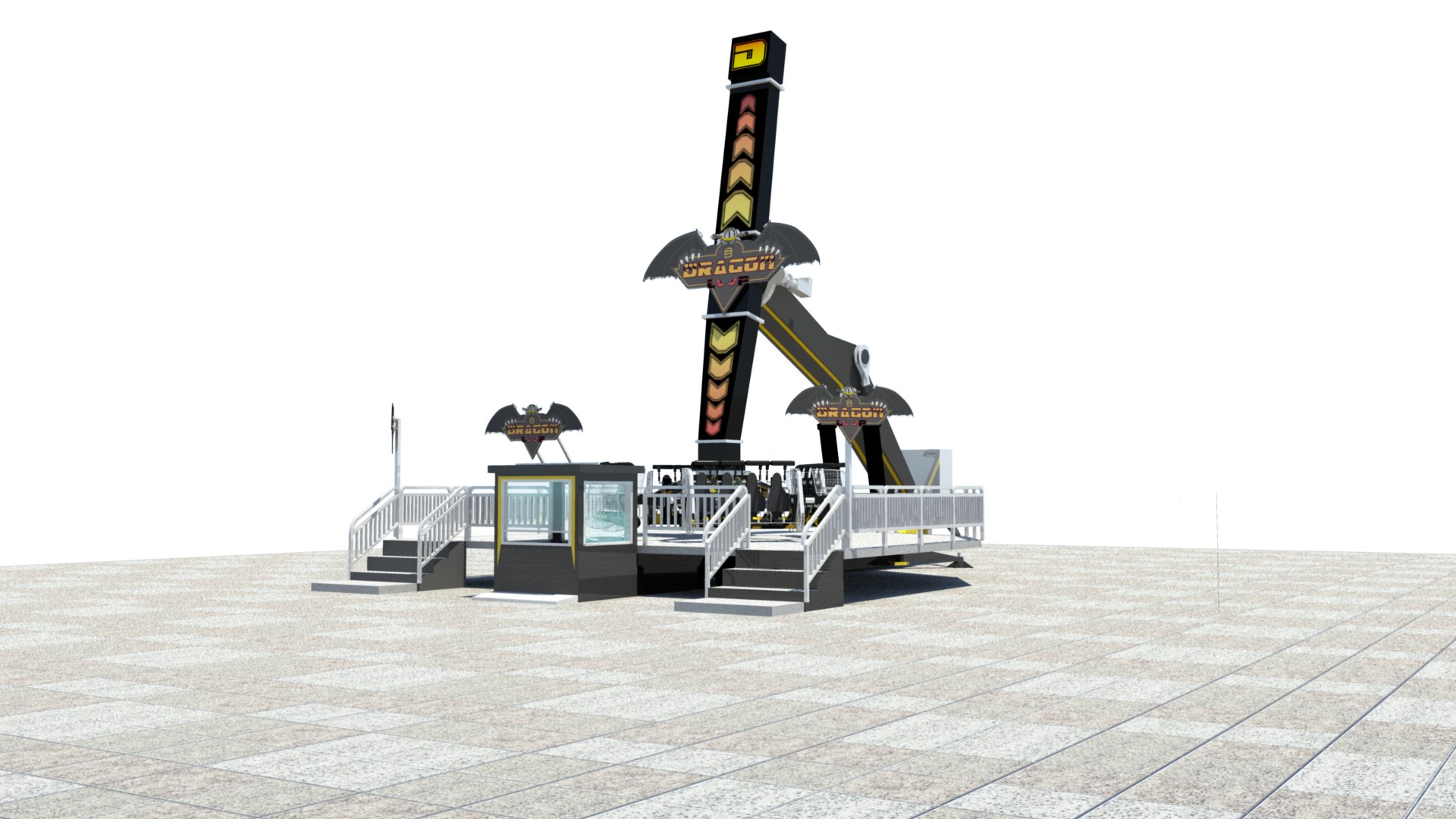 3d dragon loop model