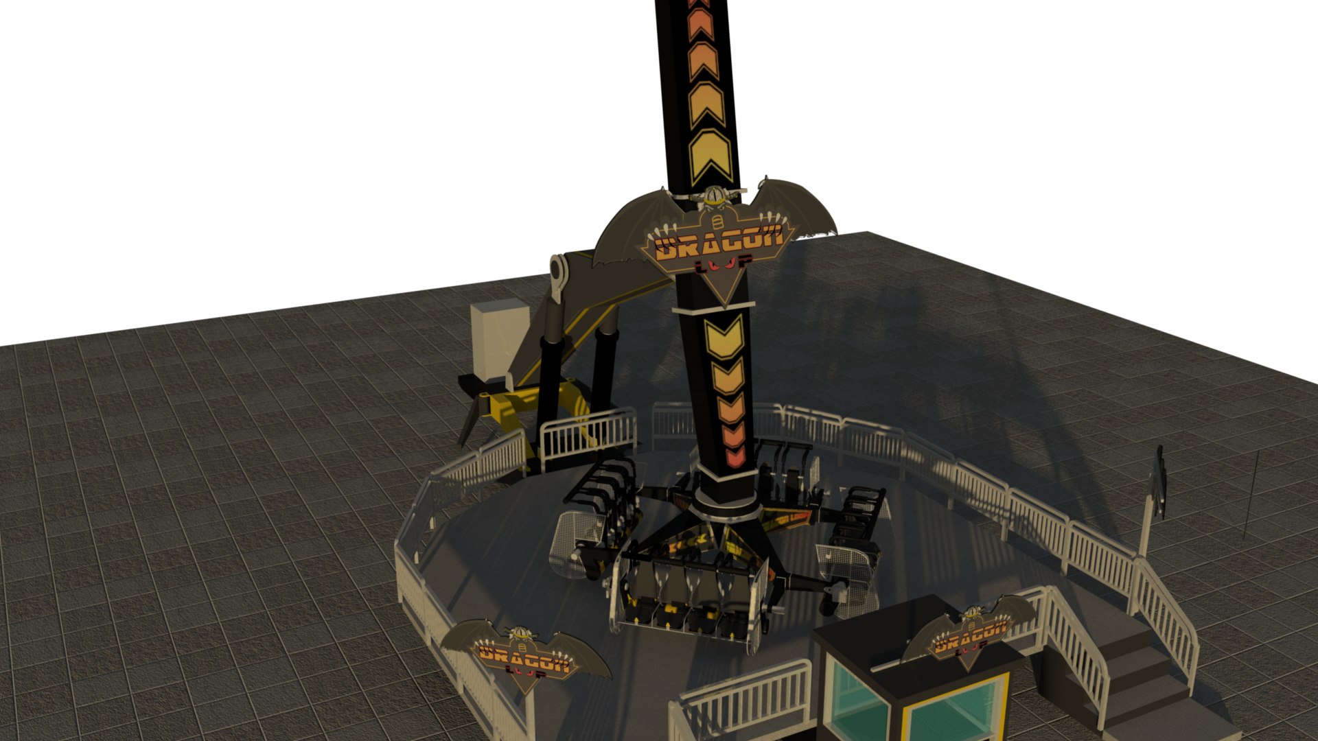 3d dragon loop model