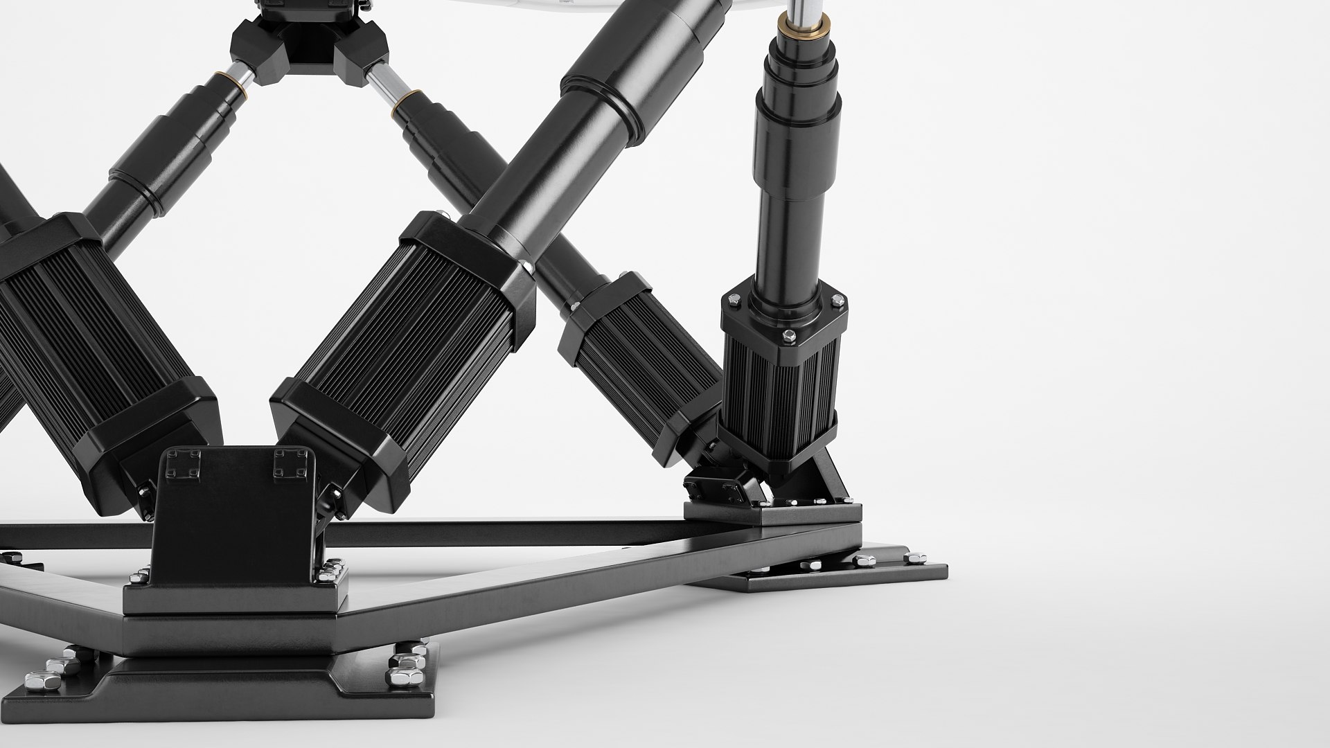 Airplane Simulator Machine 3D Model - TurboSquid 1447254