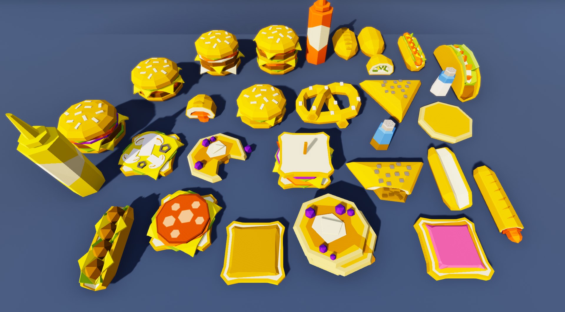 3D Low Poly Food Model - TurboSquid 1823831