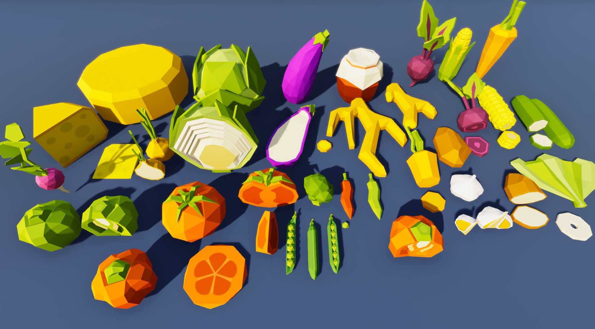 3D Low Poly Food Model - TurboSquid 1823831