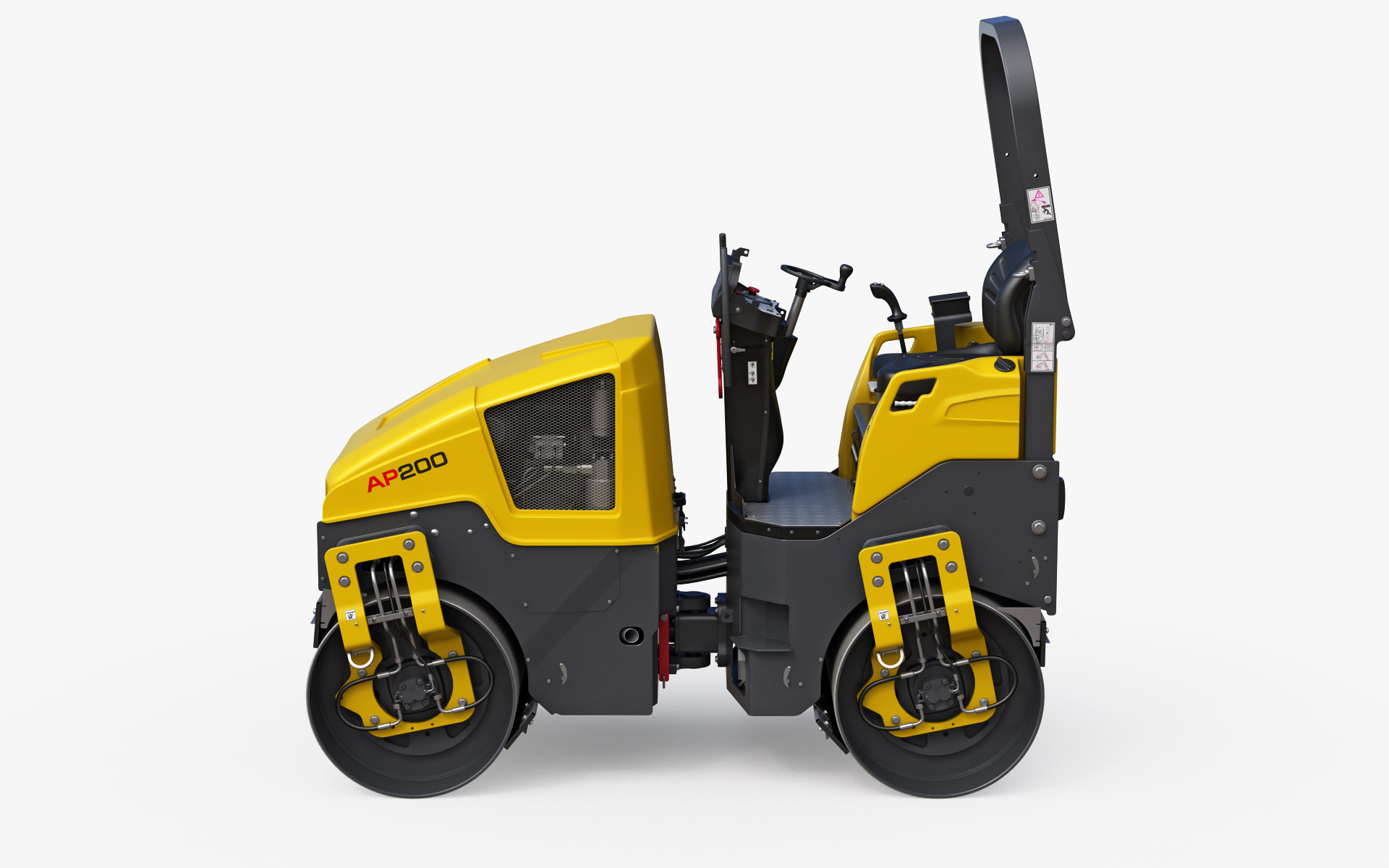 modelo 3d Asphalt Roller Generic - TurboSquid 2038999