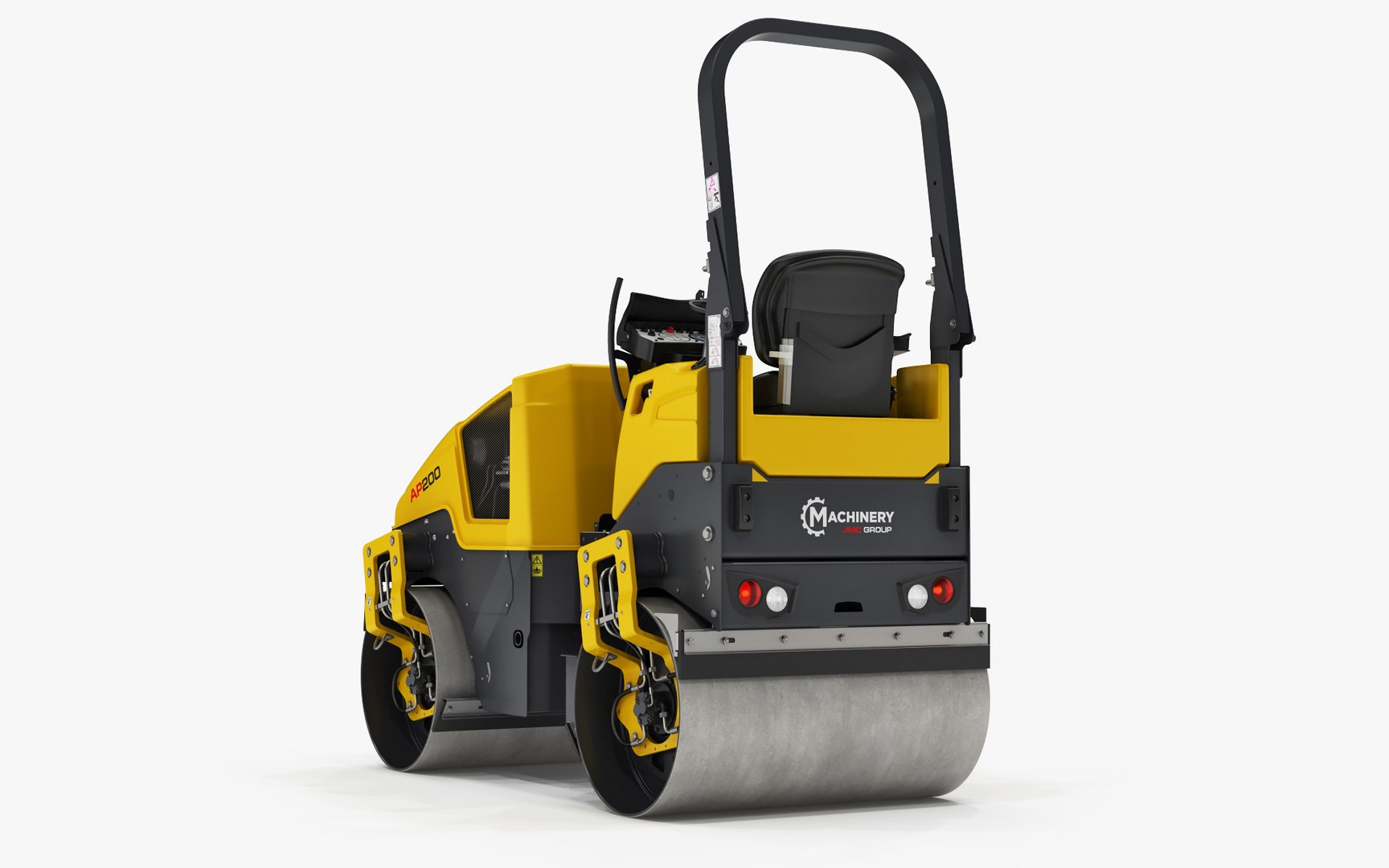 3D Asphalt Roller Generic Model - TurboSquid 2038999